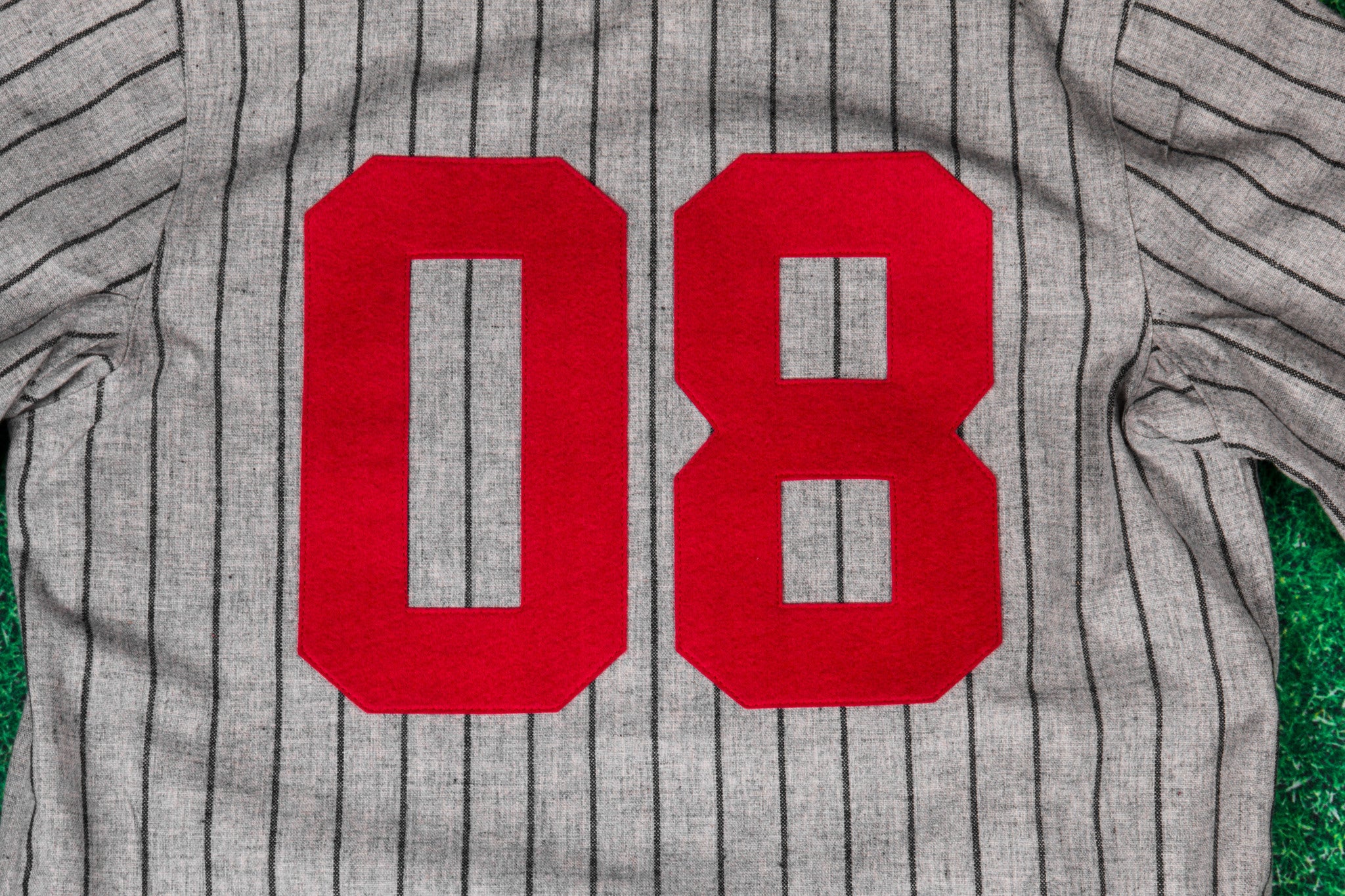 RCK x Ebbets - LR Homage Jersey (Gray/Navy-Red) – Rock City Kicks